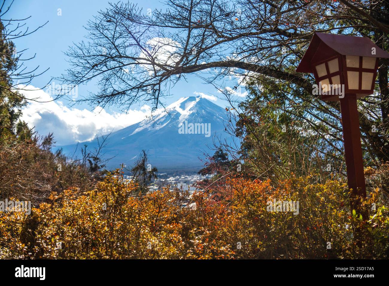 Mount Fuji in Japan in the fall Stock Photo - Alamy