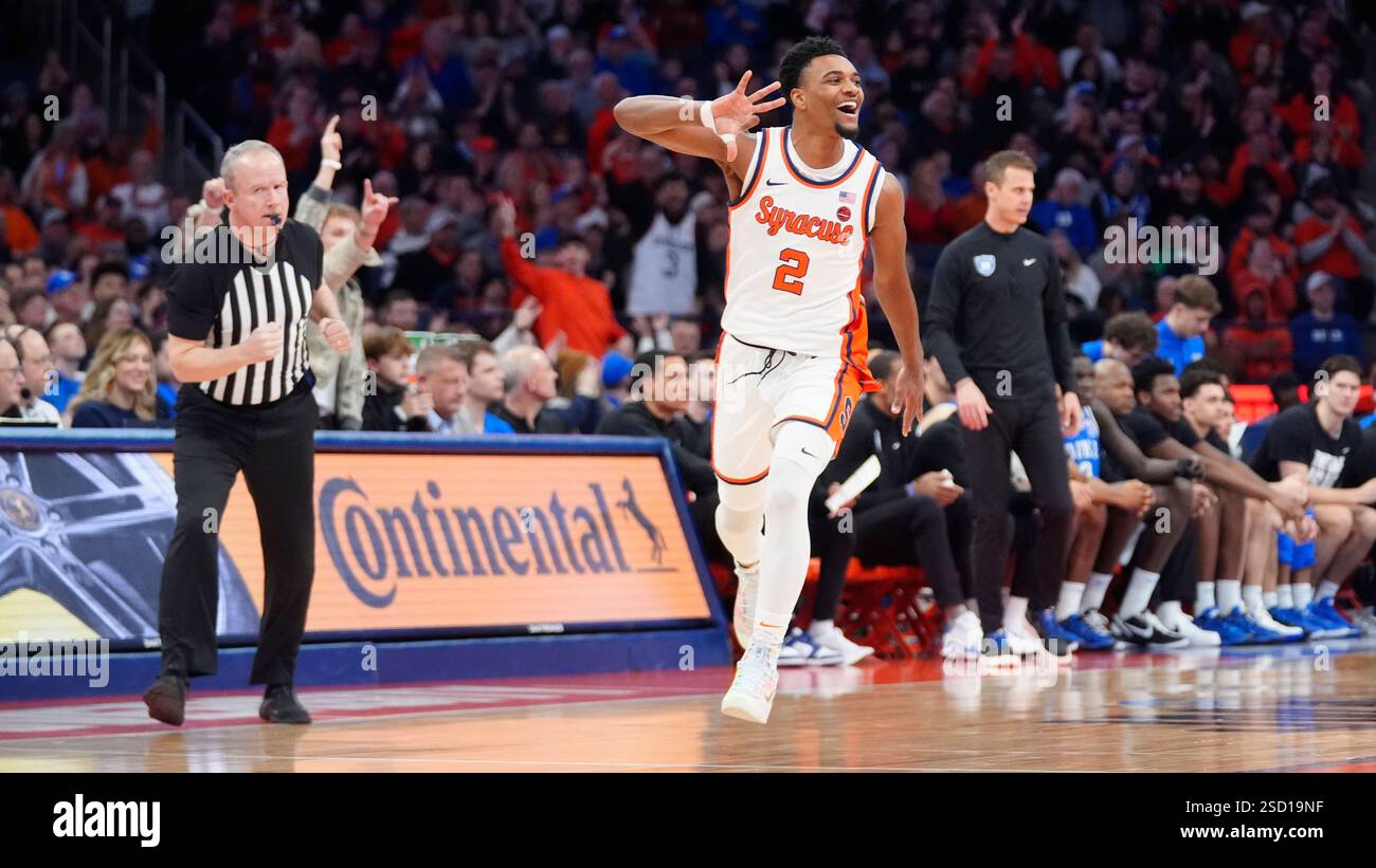 SYRACUSE, NY - FEBRUARY 05: Syracuse Orange Guard J.J. Starling (2 ...