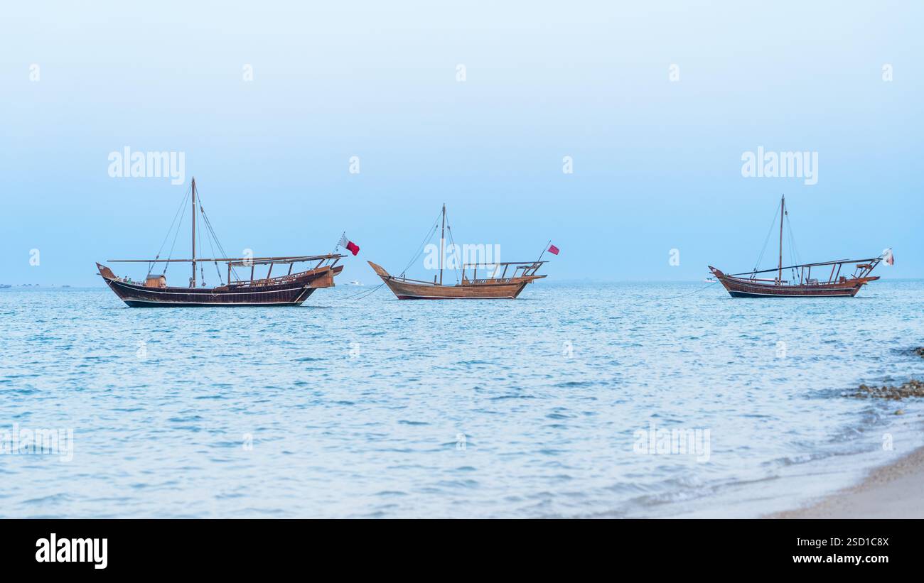 Doha, Qatar-January 18, 2025: A stunning katara beach landscape in ...