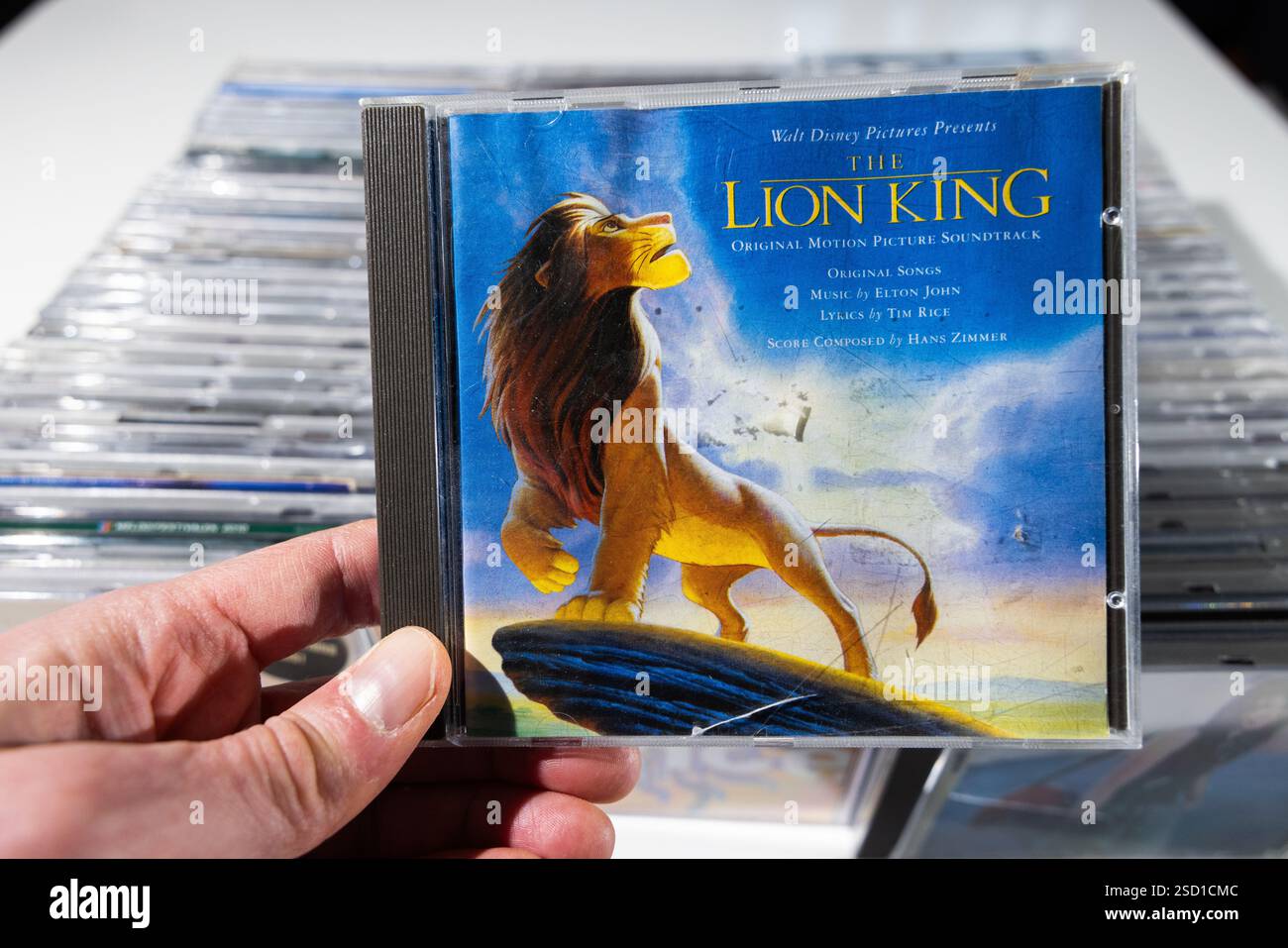 CD album, The Lion King, Original motion picture soundtrack Stock Photo ...