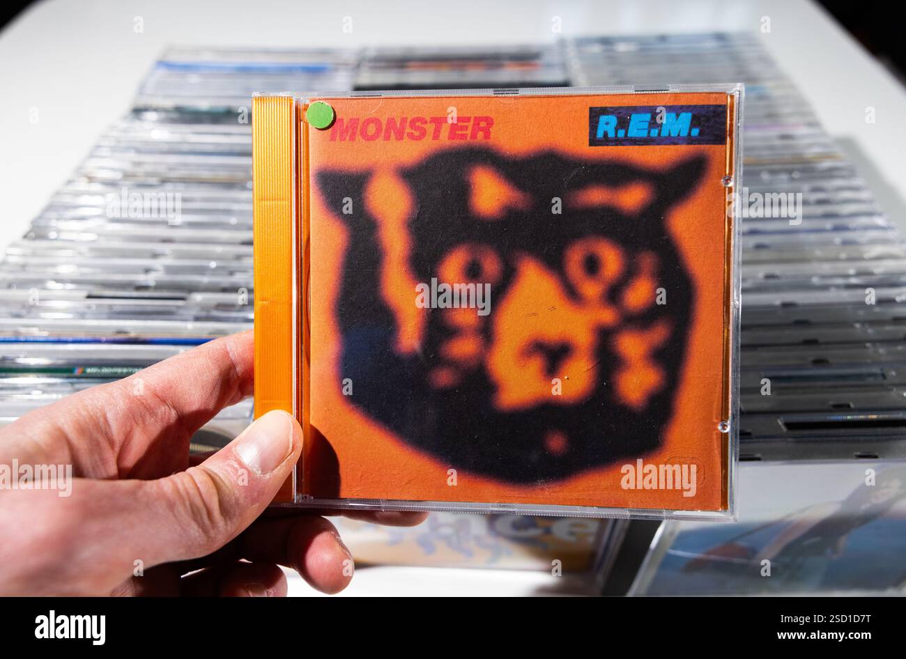 CD album, R.E.M., Monster Stock Photo - Alamy