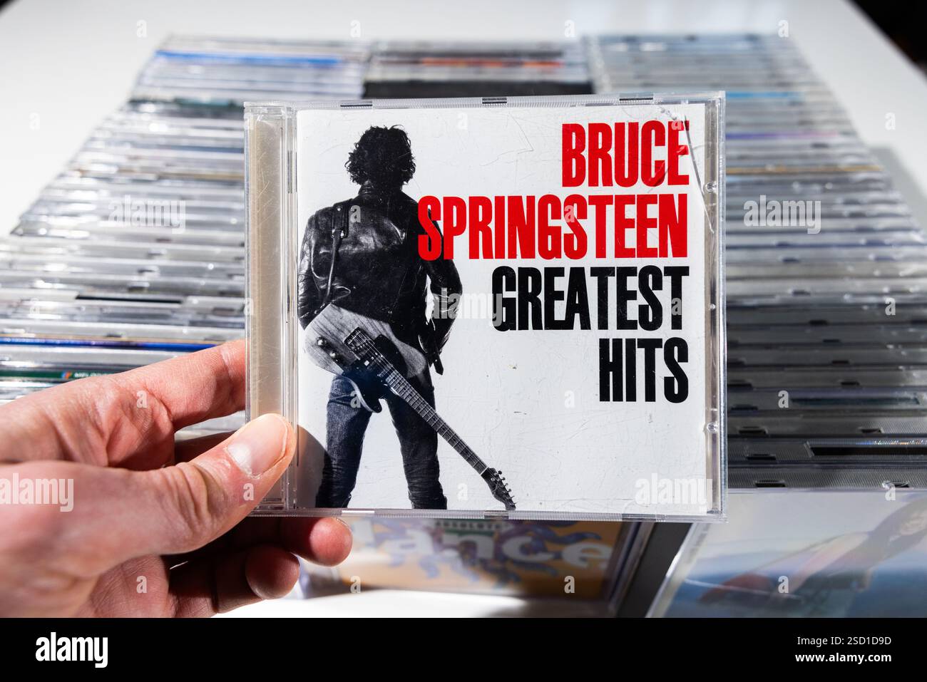 CD album, Bruce Springsteen, Greatest hits Stock Photo - Alamy
