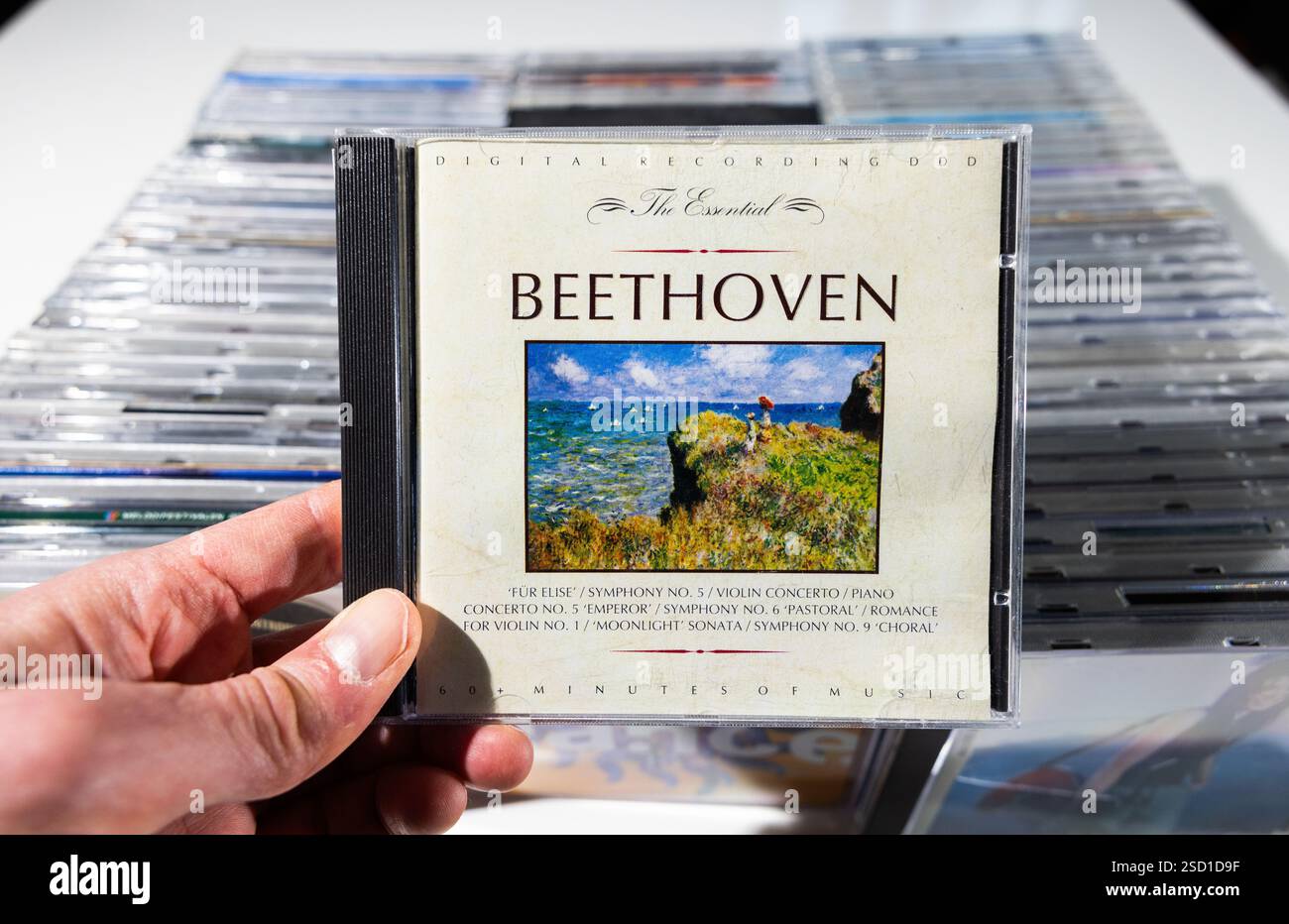 CD album, The Essential Beethoven Stock Photo - Alamy