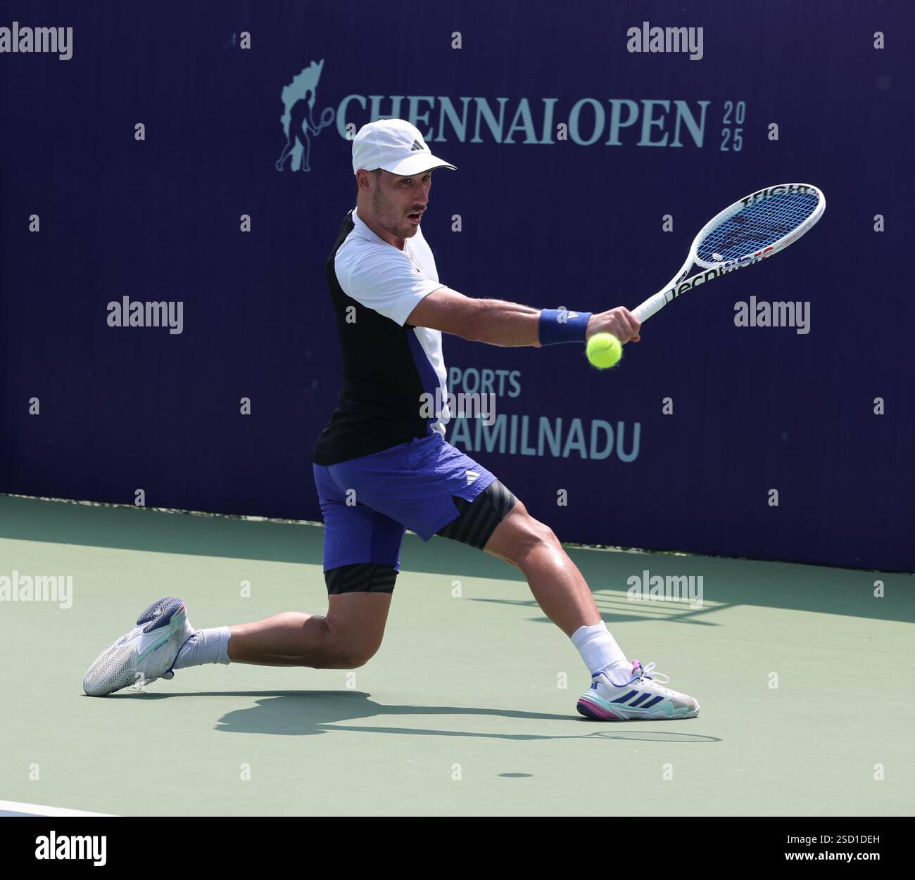Chennai, Tamil Nadu, INDIA. 7th Feb, 2025. Chennai Open 2025: .Shintaro ...