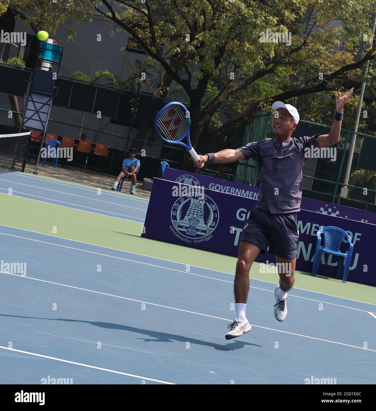 Chennai, Tamil Nadu, INDIA. 7th Feb, 2025. Chennai Open 2025: .Shintaro ...