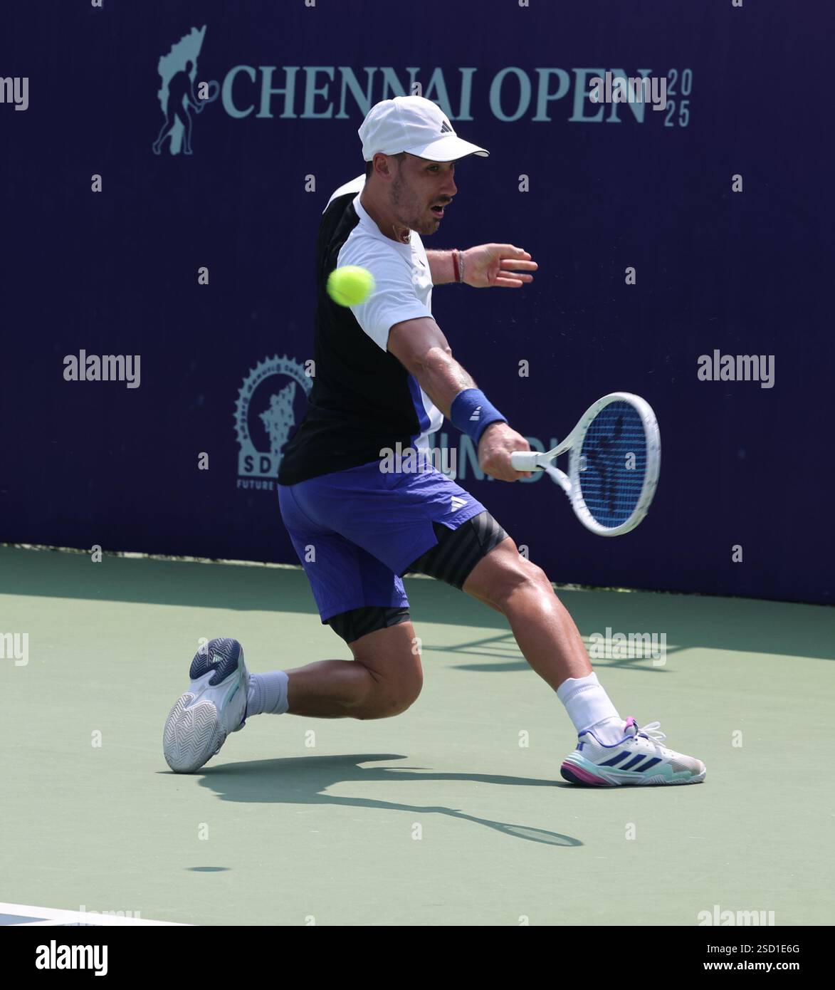 Chennai, Tamil Nadu, INDIA. 7th Feb, 2025. Chennai Open 2025: .Shintaro ...