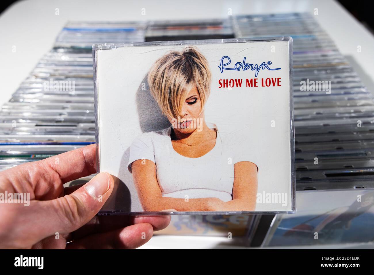 CD single, Robyn, Show me love Stock Photo - Alamy