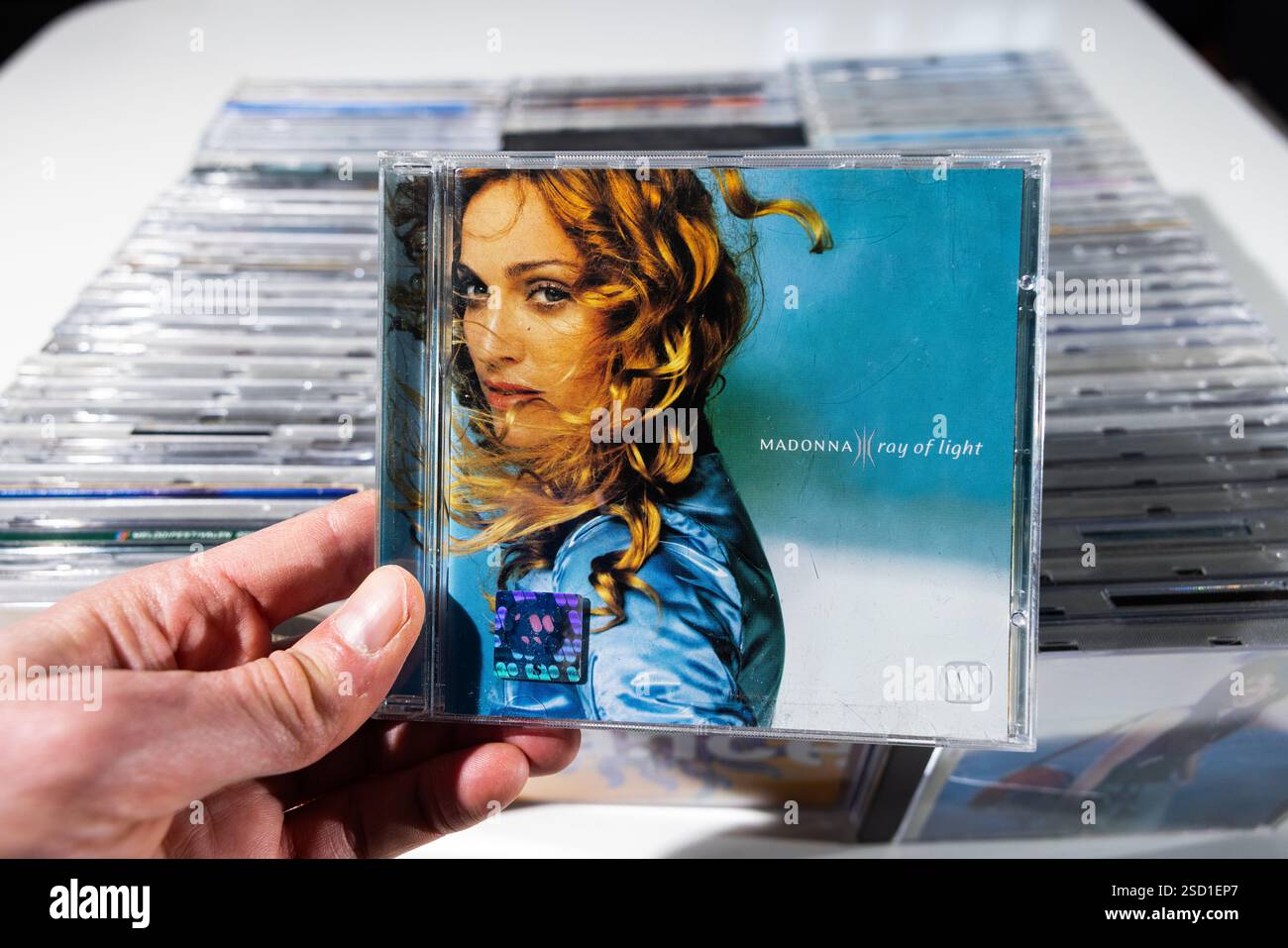 CD album, Madonna, Ray of Light Stock Photo - Alamy
