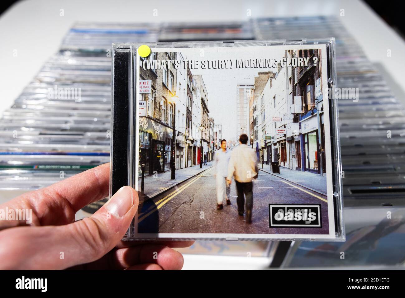 CD album, Oasis, (What's the Story) Morning Glory Stock Photo - Alamy