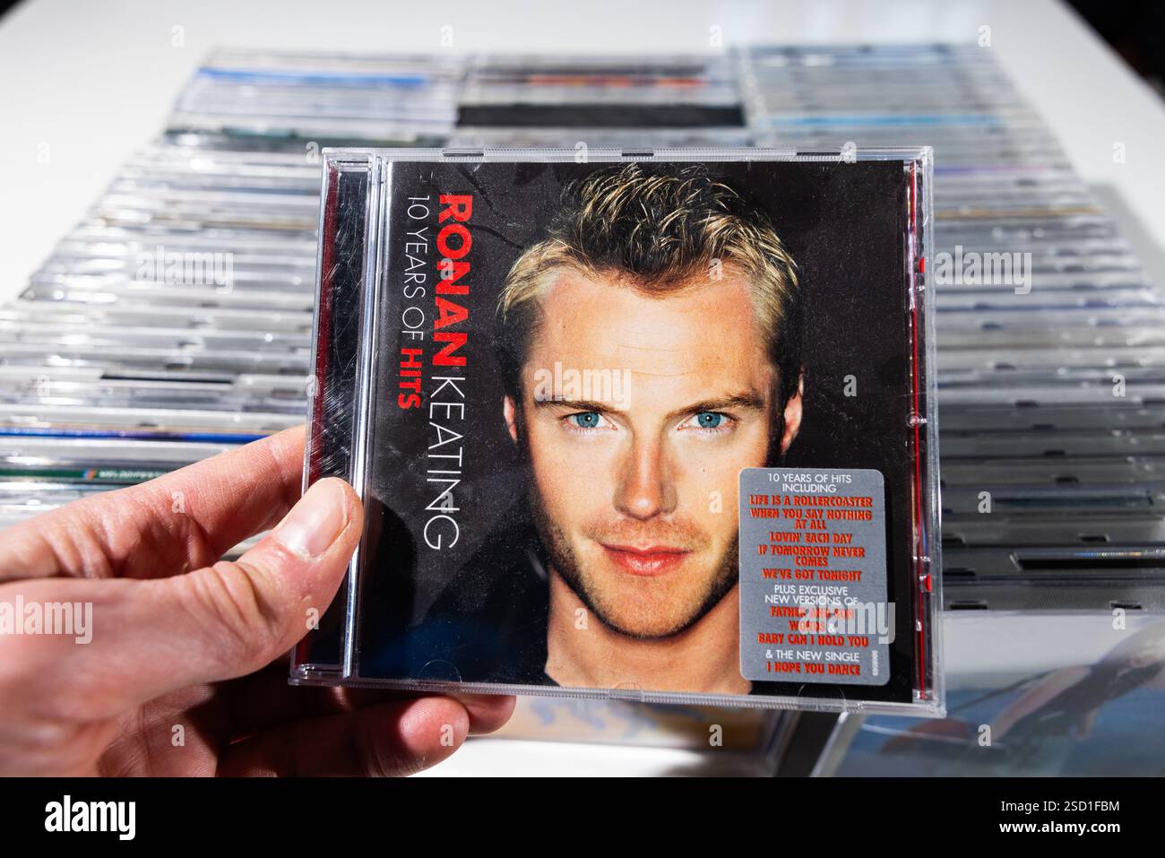 CD album, Ronan Keating, 10 years of hits Stock Photo - Alamy