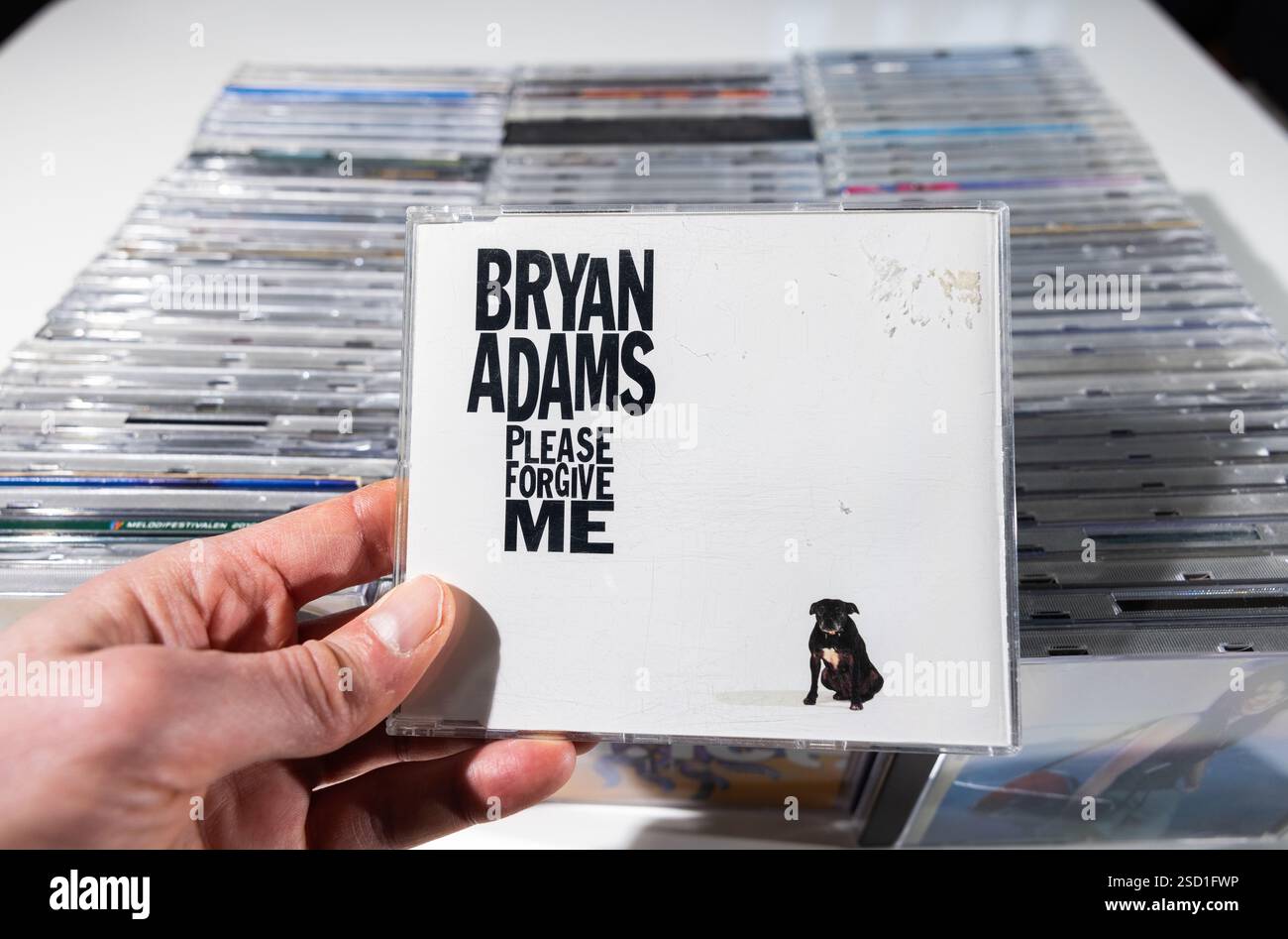 CD single, Bryan Adams, Please forgive me Stock Photo - Alamy