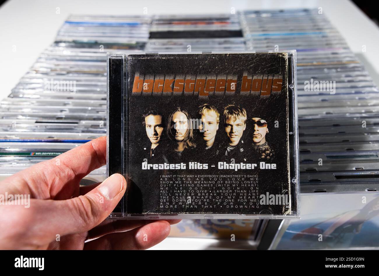 CD album, Backstreet Boys, Greatest hits,- Chapter one Stock Photo - Alamy