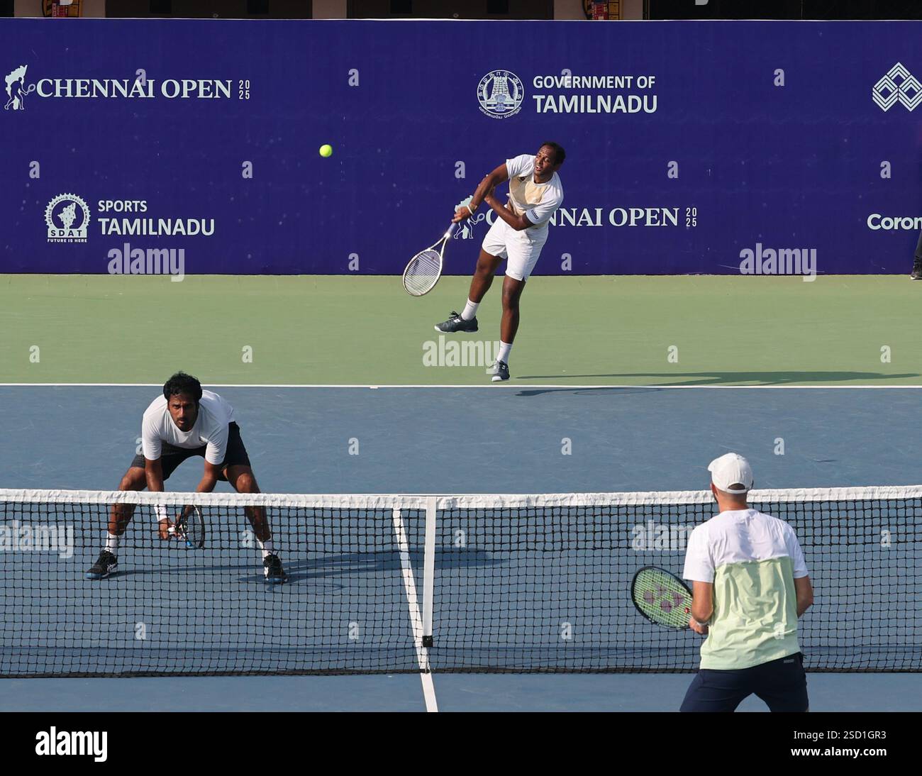 Chennai, Tamil Nadu, INDIA. 7th Feb, 2025. Chennai Open 2025: .Doubles ...