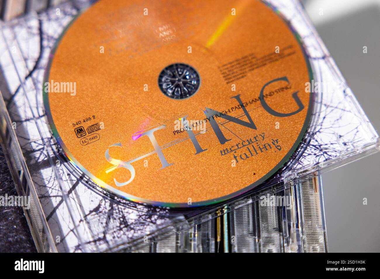 CD album, Sting, Mercury falling Stock Photo - Alamy