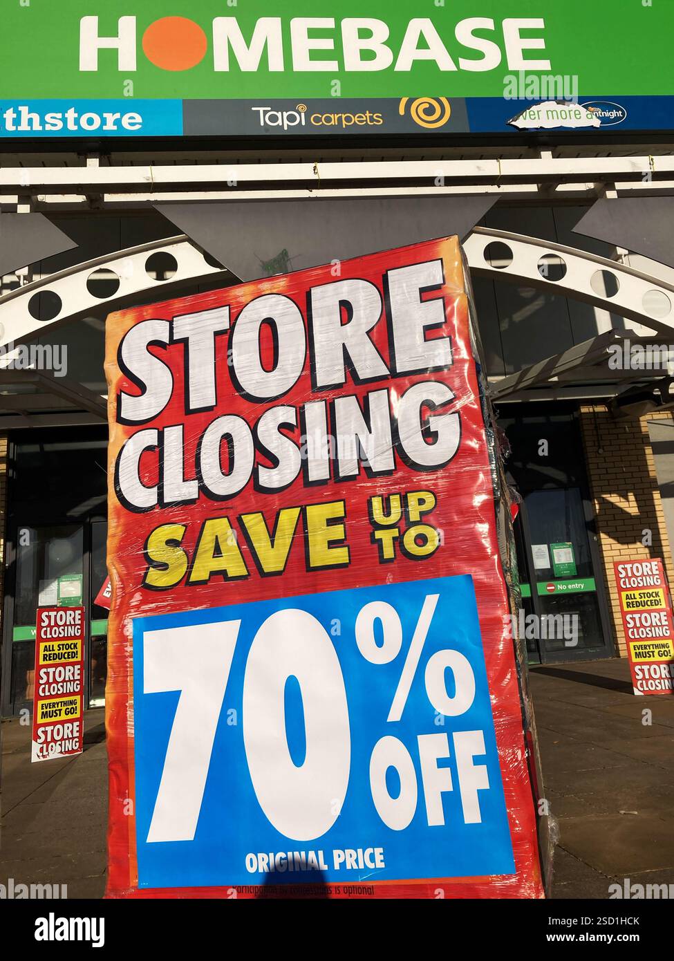 Homebase store at Craigleith Retail Park closing down with everything ...