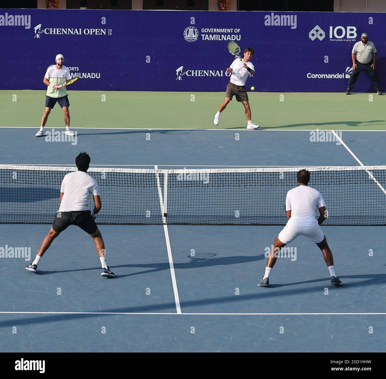 Chennai, Tamil Nadu, INDIA. 7th Feb, 2025. Chennai Open 2025: .Doubles ...