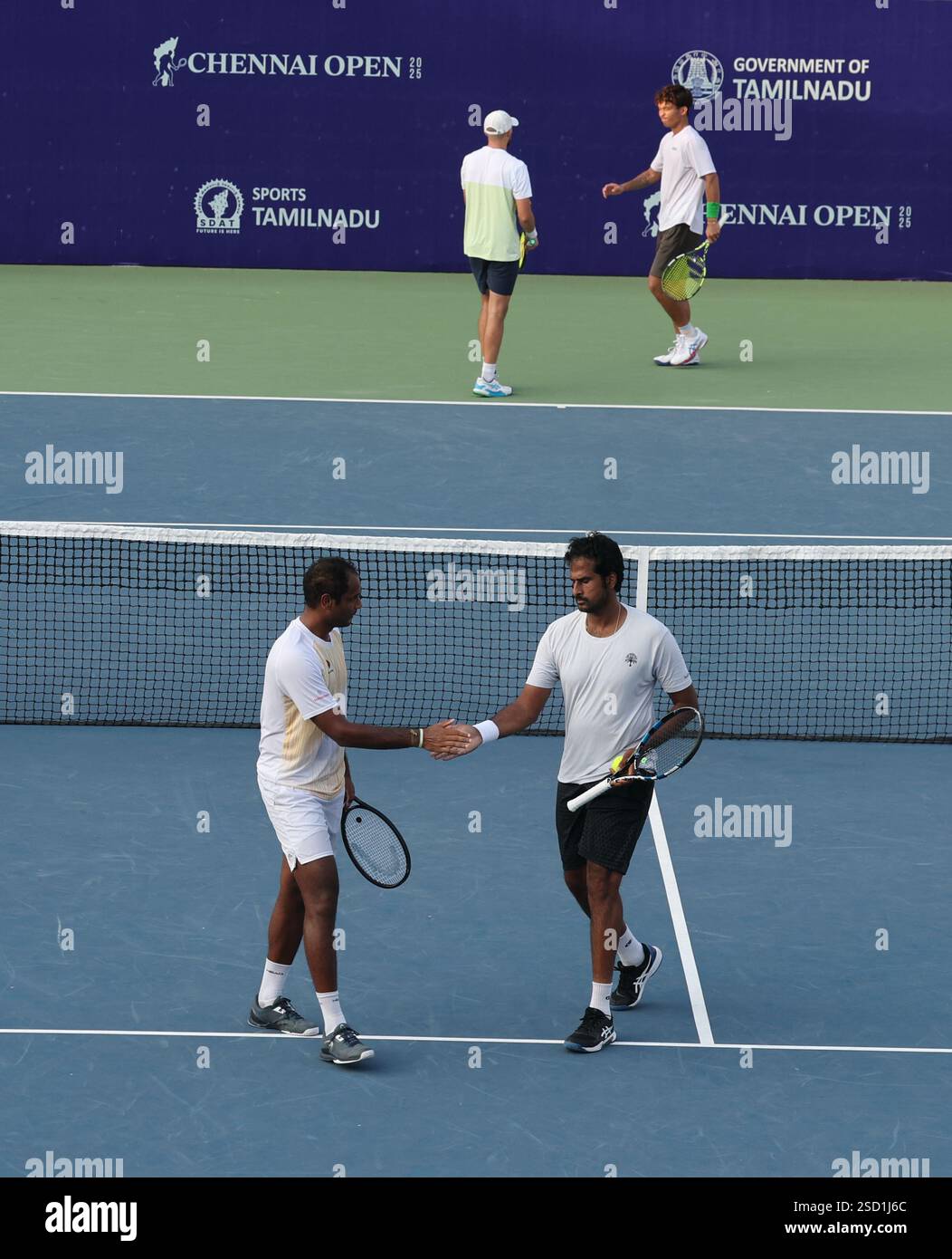 February 7, 2025, Chennai, Tamil Nadu, INDIA: Chennai Open 2025 ...