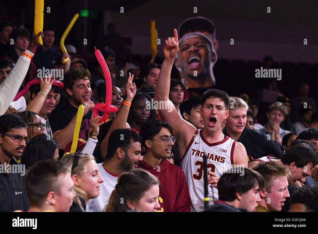 LOS ANGELES, CA - FEBRUARY 01: USC Trojans forward Josh Cohen (33 ...