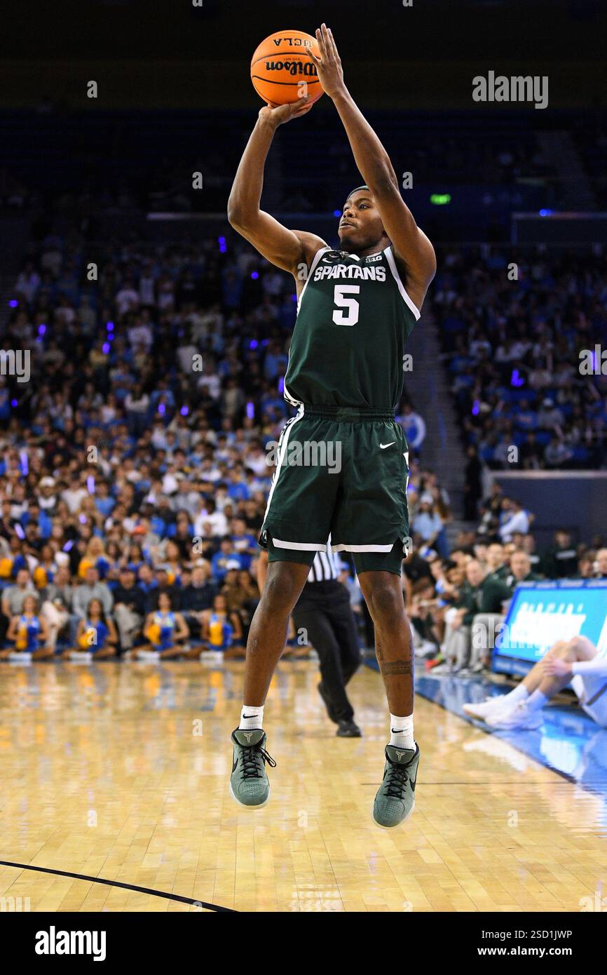 LOS ANGELES, CA - FEBRUARY 04: Michigan State Spartans guard Tre ...