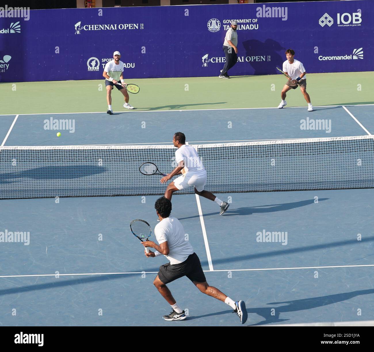 Chennai, Tamil Nadu, INDIA. 7th Feb, 2025. Chennai Open 2025: .Doubles ...