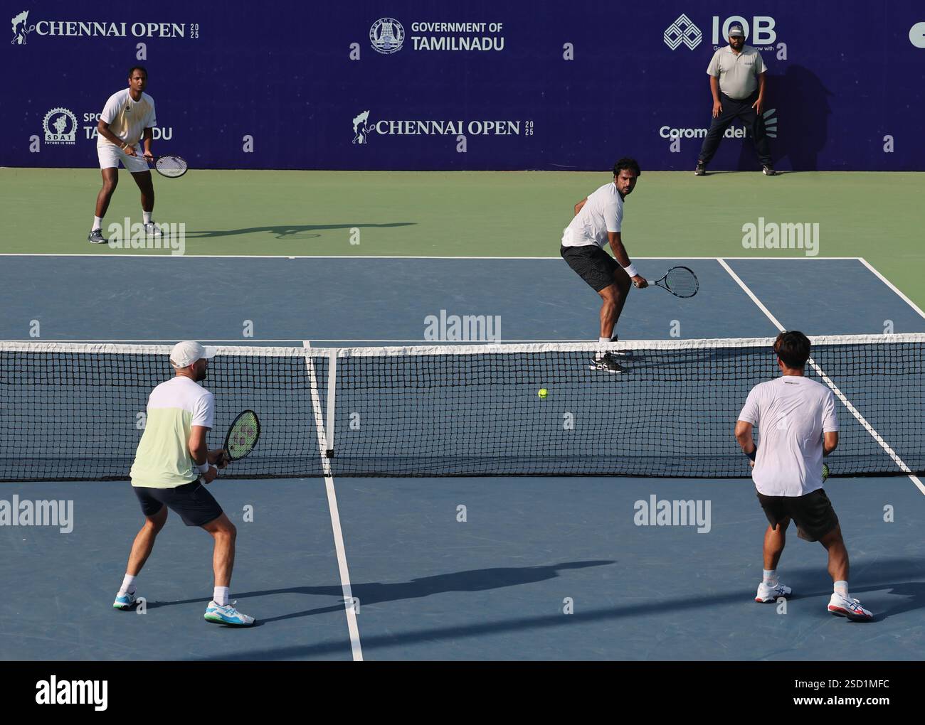Chennai, Tamil Nadu, INDIA. 7th Feb, 2025. Chennai Open 2025: .Doubles ...