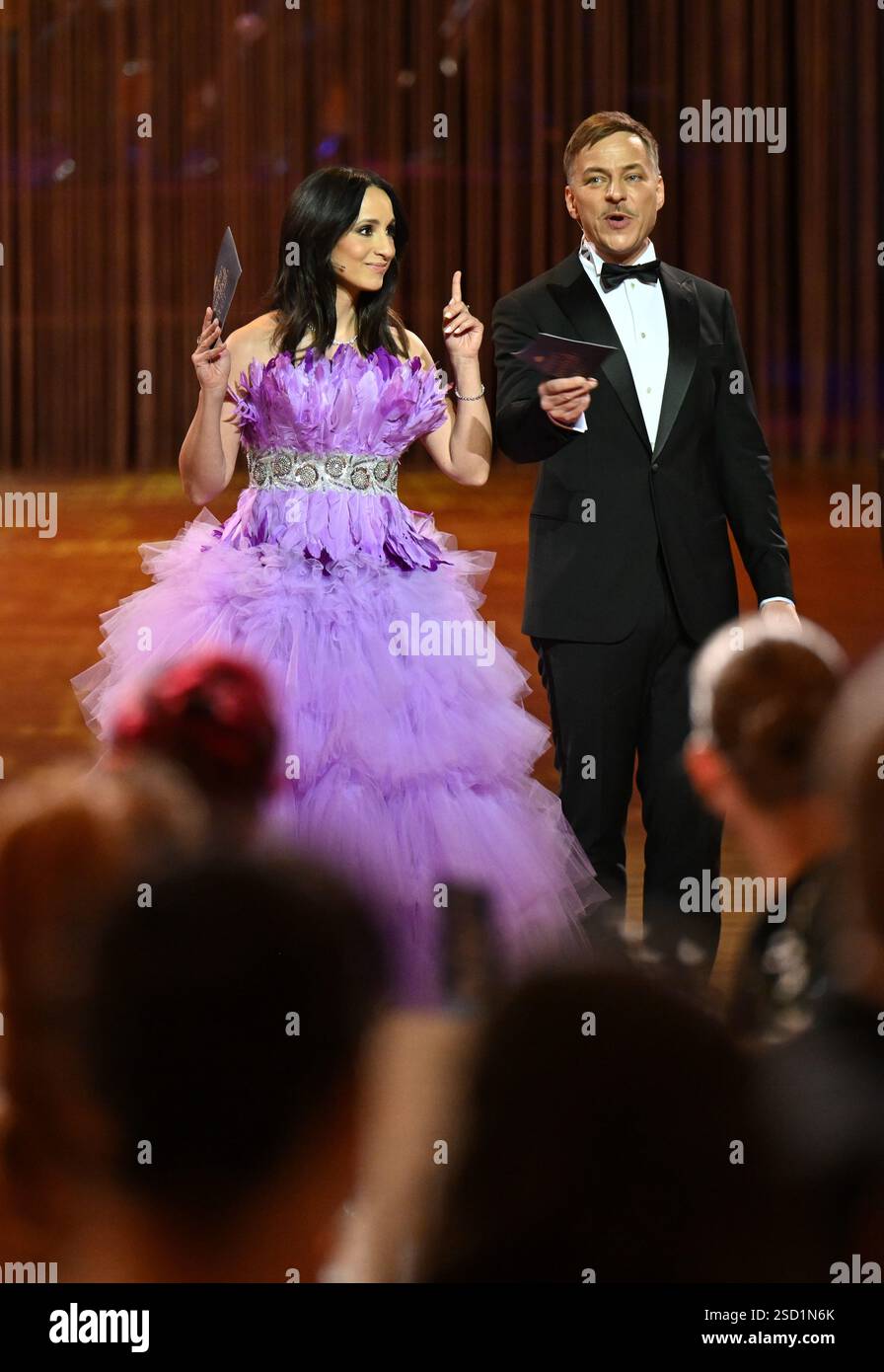 Dresden, Germany. 07th Feb, 2025. Stephanie Stumph, actress, and Tom ...