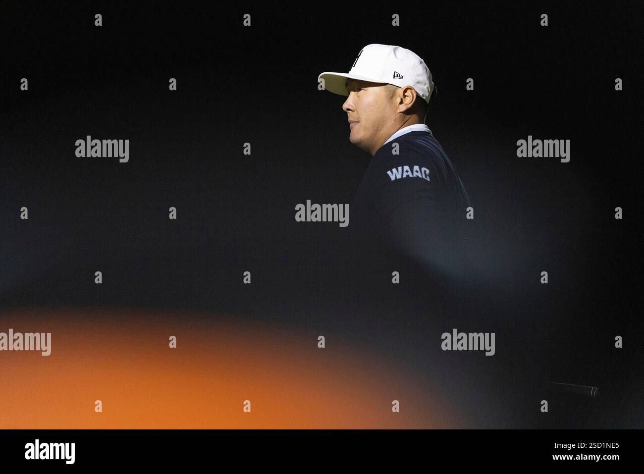 Danny Lee of Iron Heads GC is seen on the seventh hole during the ...