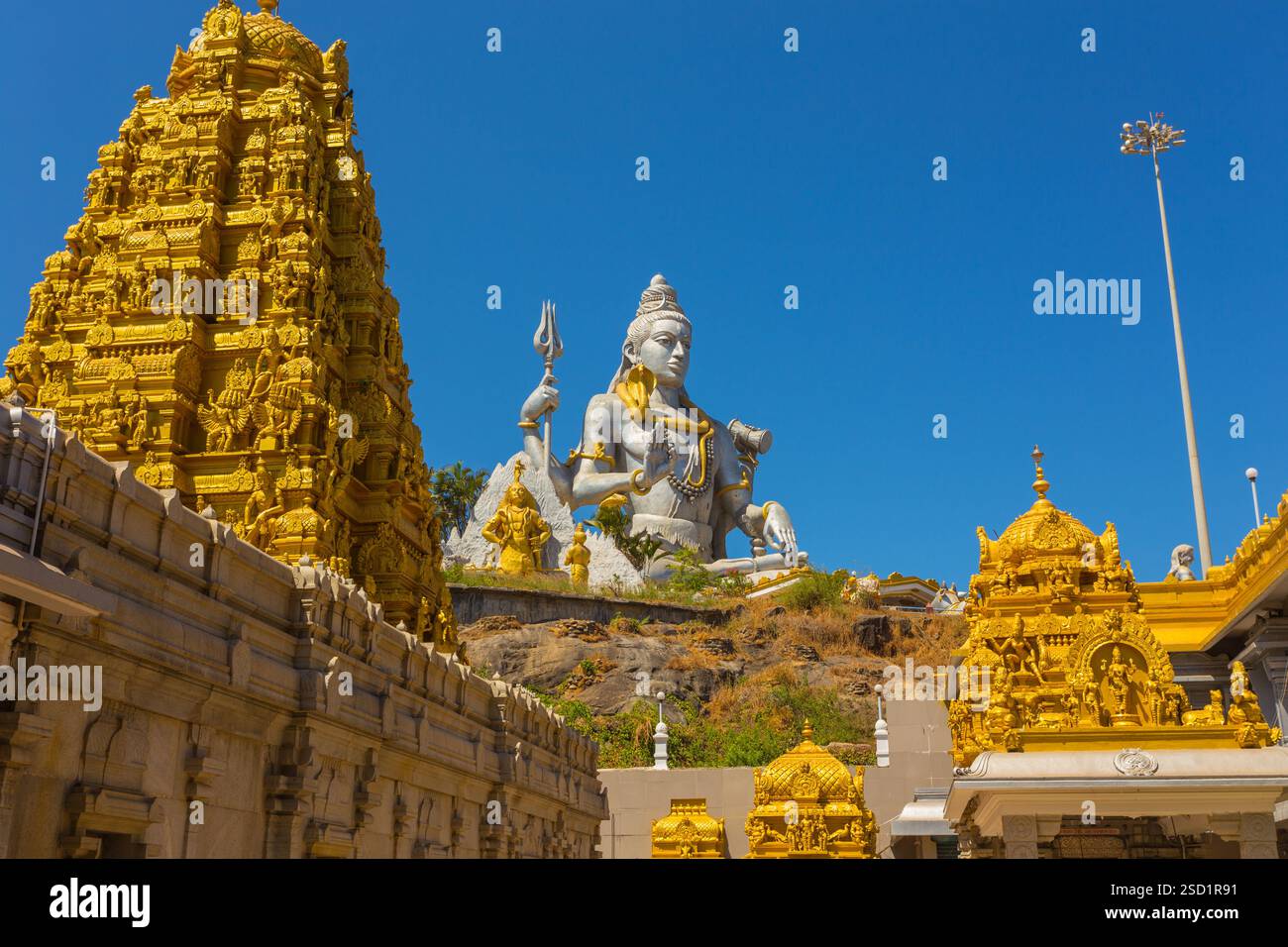 MURUDESHWAR, INDIA - MARCH 12 2017: Statue of Lord Shiva was built at ...