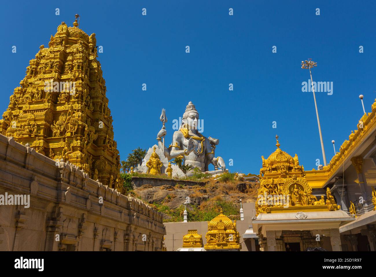 MURUDESHWAR, INDIA - MARCH 12 2017: Statue of Lord Shiva was built at ...
