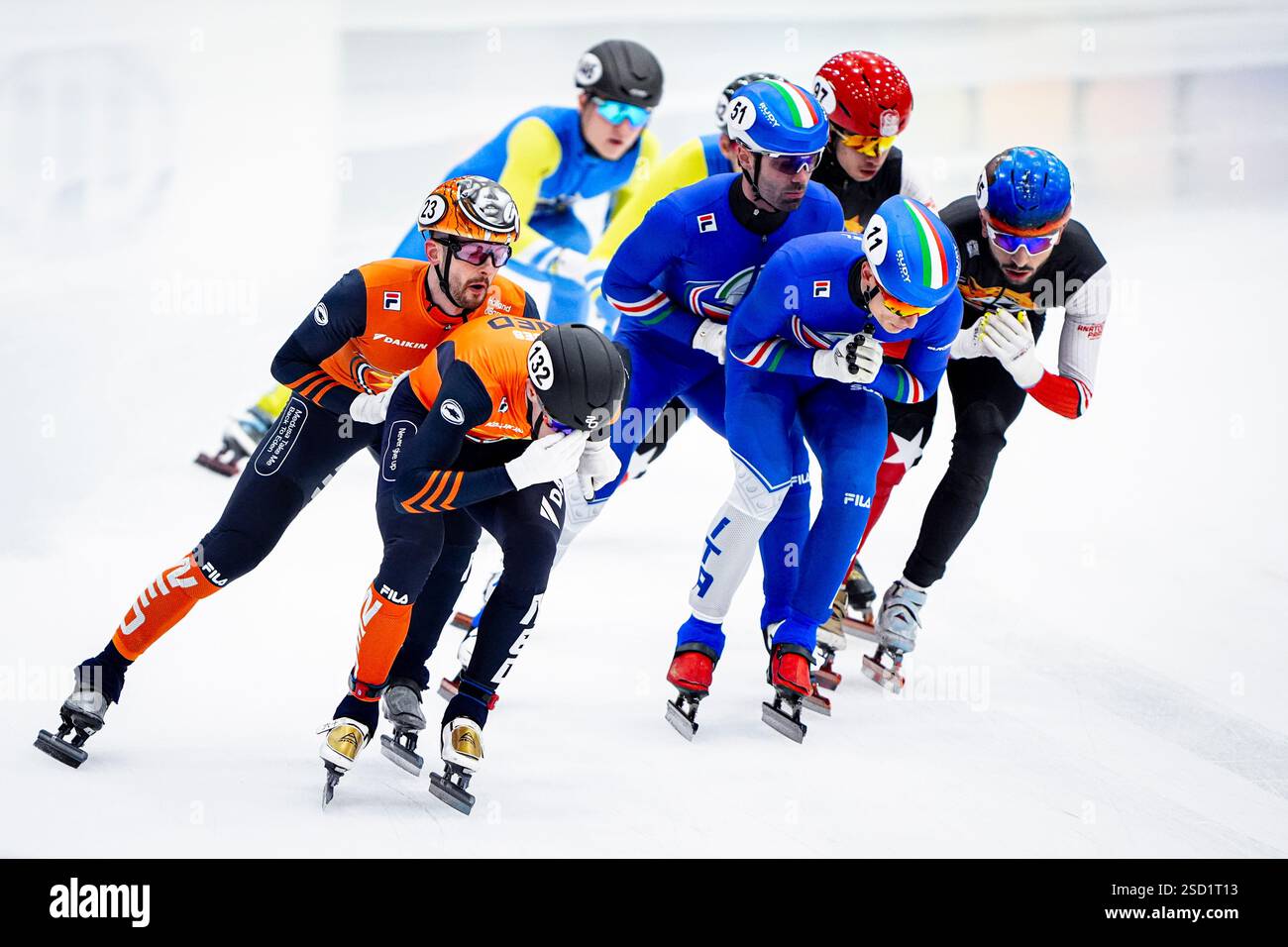 TILBURG, NETHERLANDS - FEBRUARY 7: Itzhak De Laat of Netherlands and ...