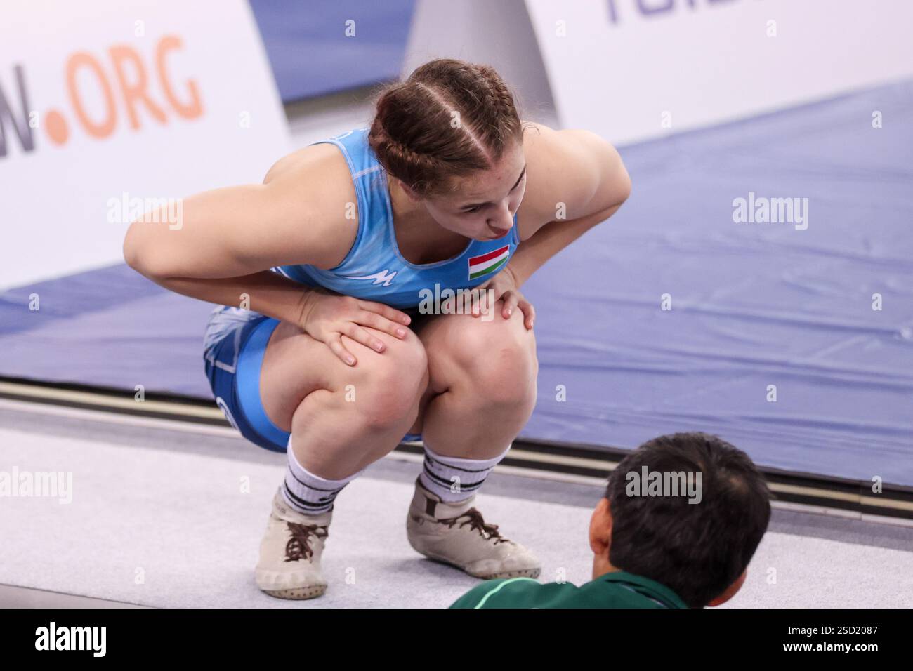 Zagreb, Croatia. 07th Feb, 2025. ZAGREB, CROATIA - FEBRUARY 7: Milla Andelic of Croatia during ...