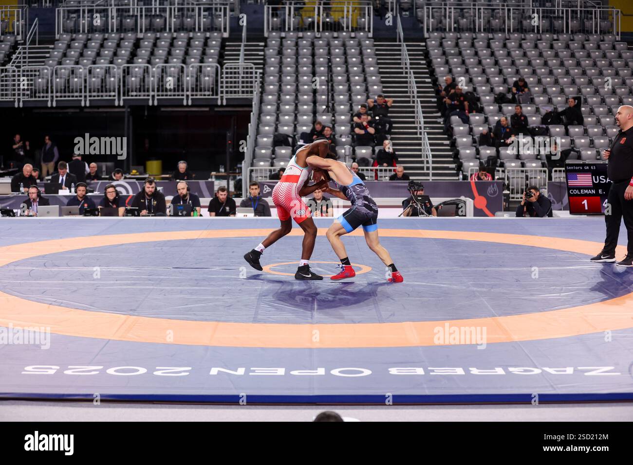 Zagreb, Croatia. 07th Feb, 2025. ZAGREB, CROATIA - FEBRUARY 7: Ellis ...