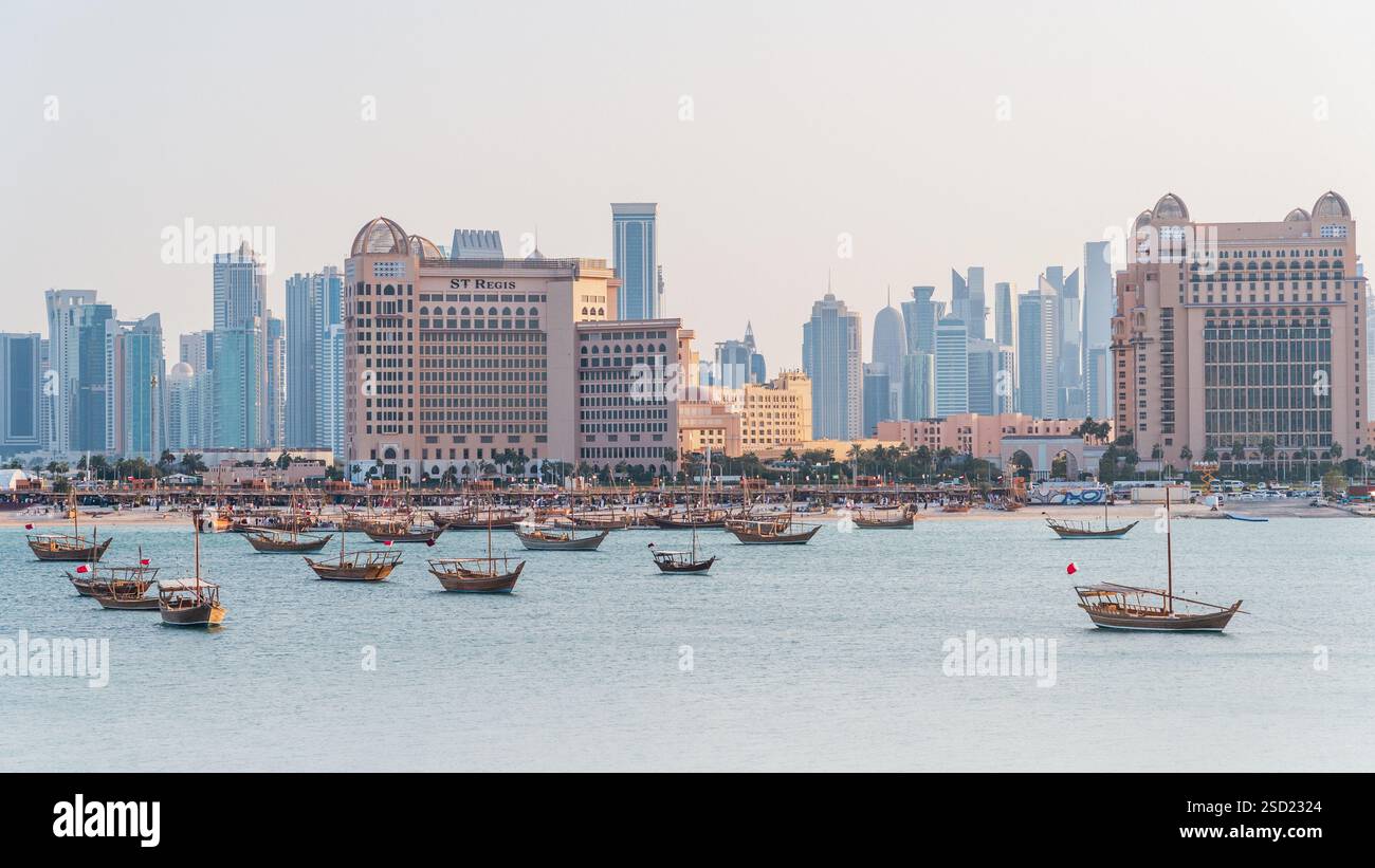 Doha, Qatar-January 18, 2025: A stunning katara beach landscape in ...