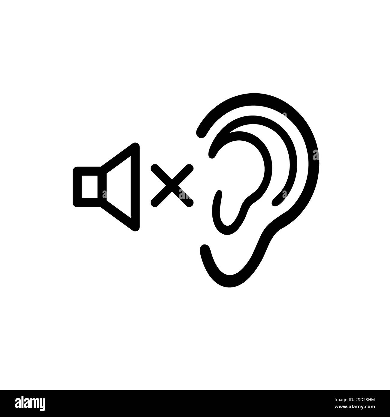 Hearing art Black and White Stock Photos & Images - Alamy