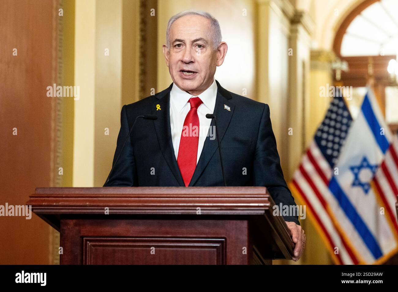 Washington, United States. 07th Feb, 2025. Benjamin Netanyahu (a.k.a ...