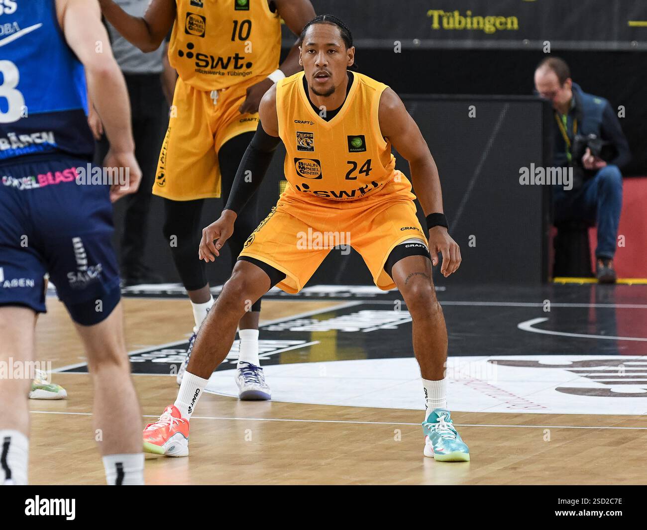 Jamison Overton (Tigers Tuebingen #24), Tigers Tuebingen vs. Eisbaeren ...