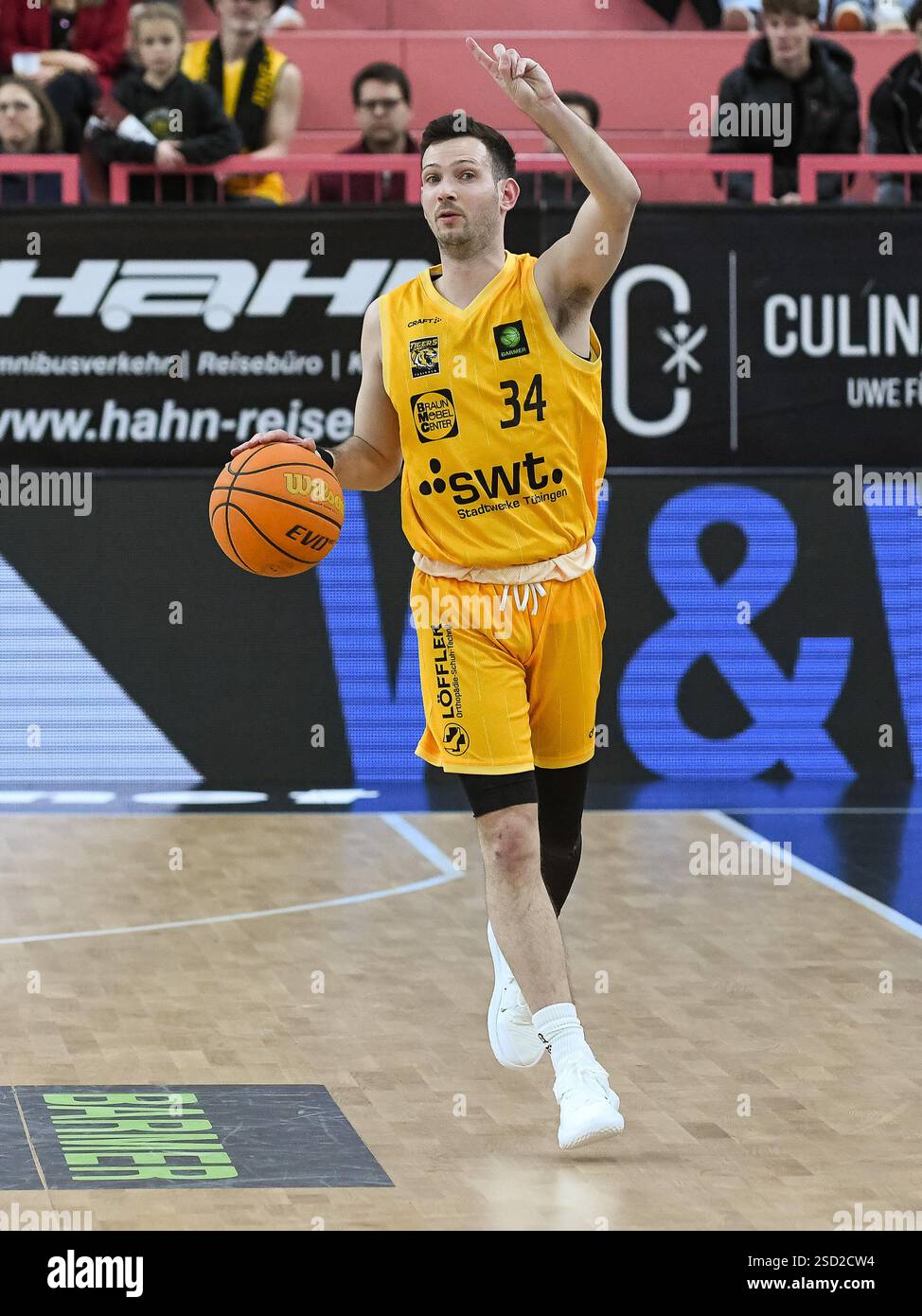 David Cohn (Tigers Tuebingen #34), Tigers Tuebingen vs. Eisbaeren ...