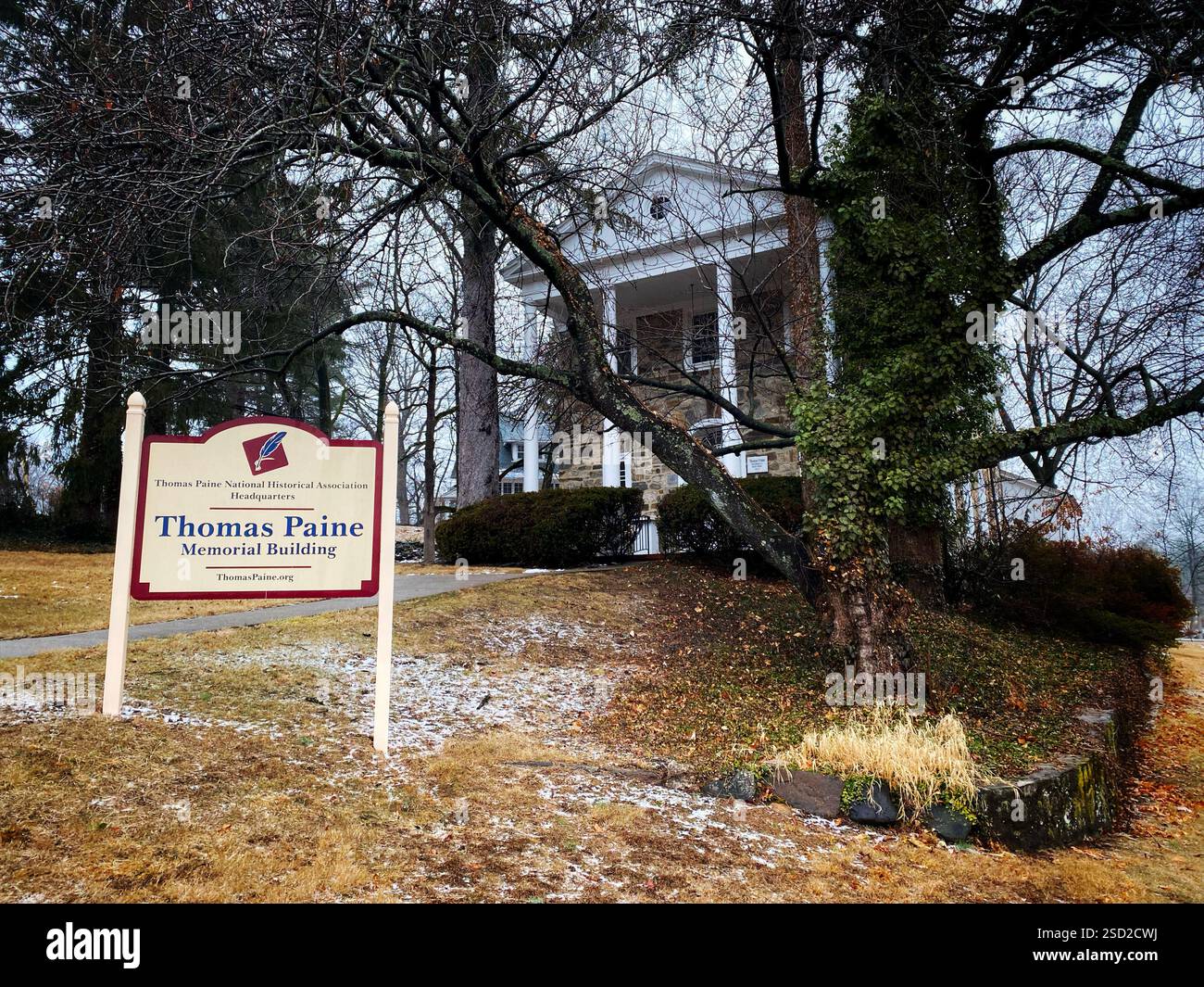 New Rochelle, USA. 6th February, 2025. The Thomas Paine Memorial ...