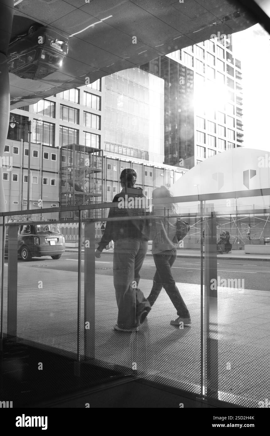 People framed in black and white Stock Photo - Alamy