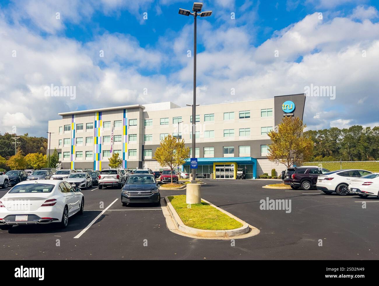 Clemson, SC - November 2, 2024: Tru by Hilton is an American chain of ...