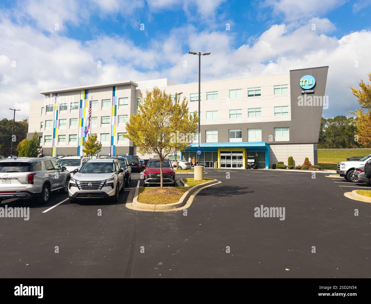 Clemson, SC - November 2, 2024: Tru by Hilton is an American chain of ...