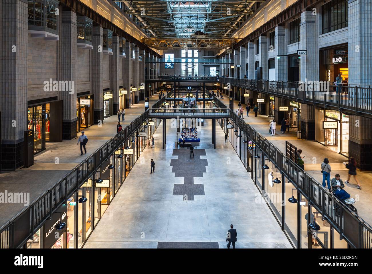 Battersea Power Station Shopping Centre. Modern Retail Space. London ...