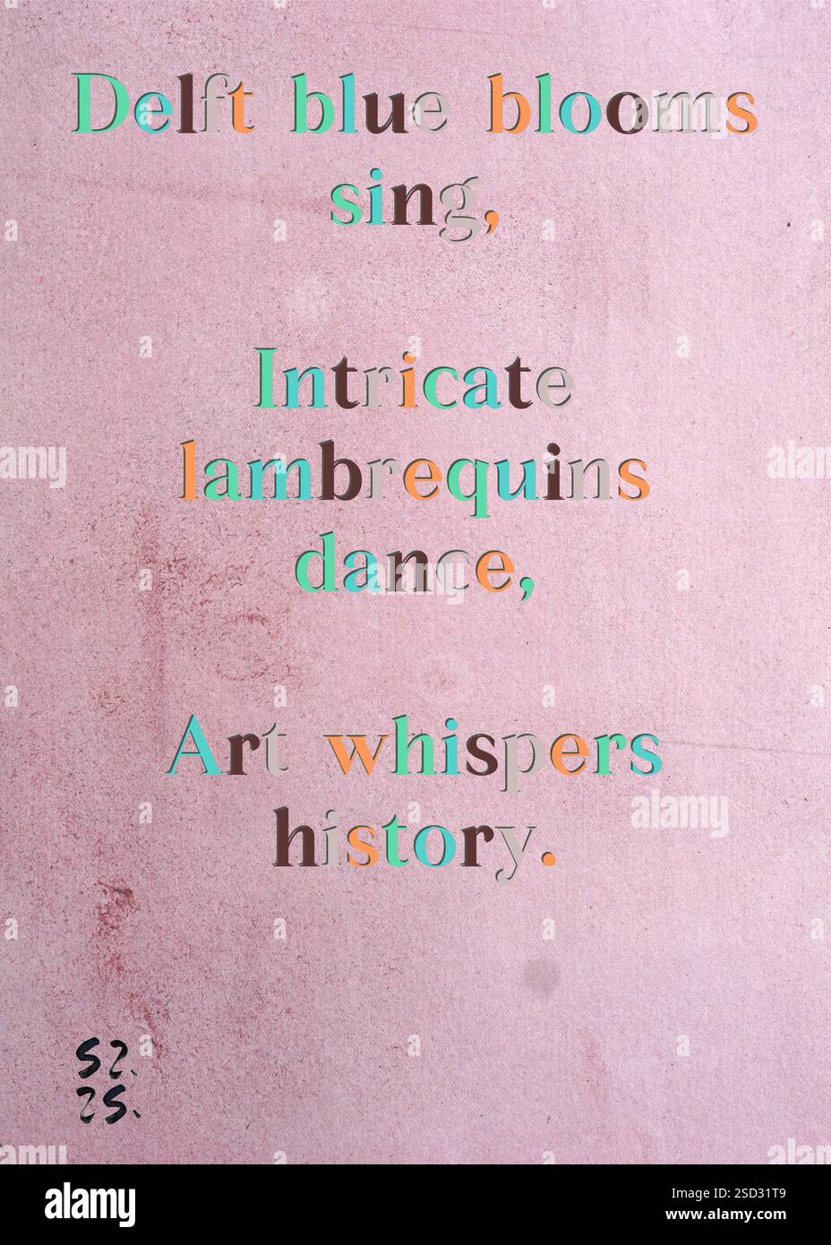 Delft blue blooms sing, Intricate lambrequins dance, Art whispers ...