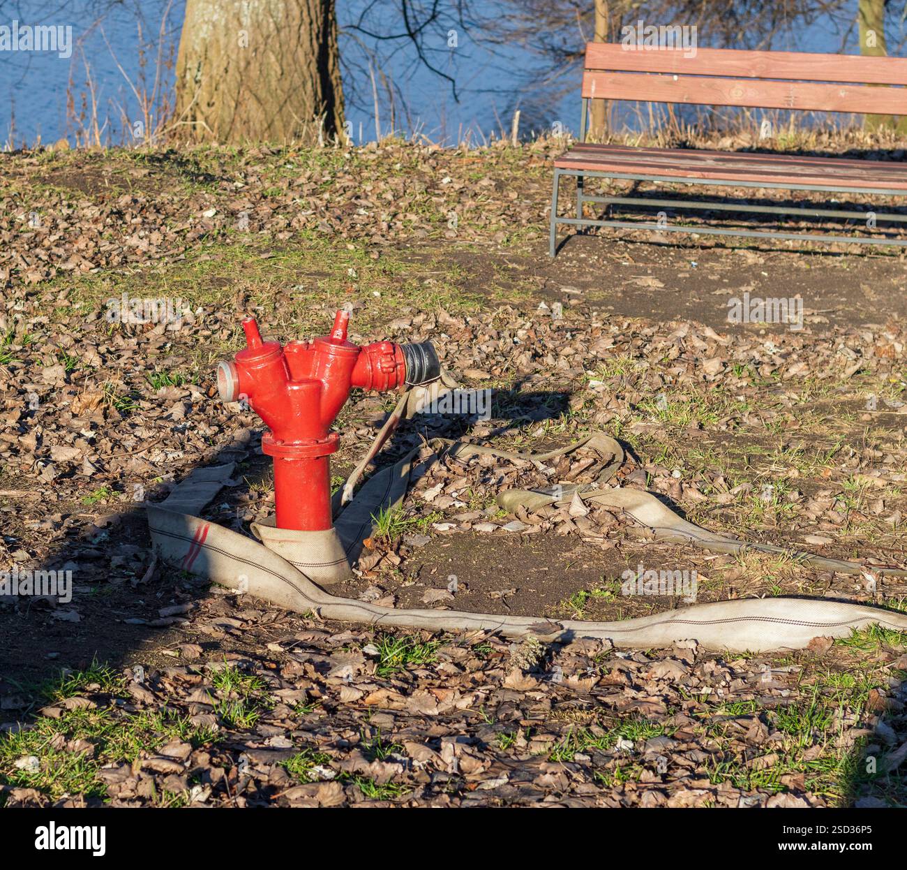 Close up shot of the fire fighting hydrant Stock Photo - Alamy