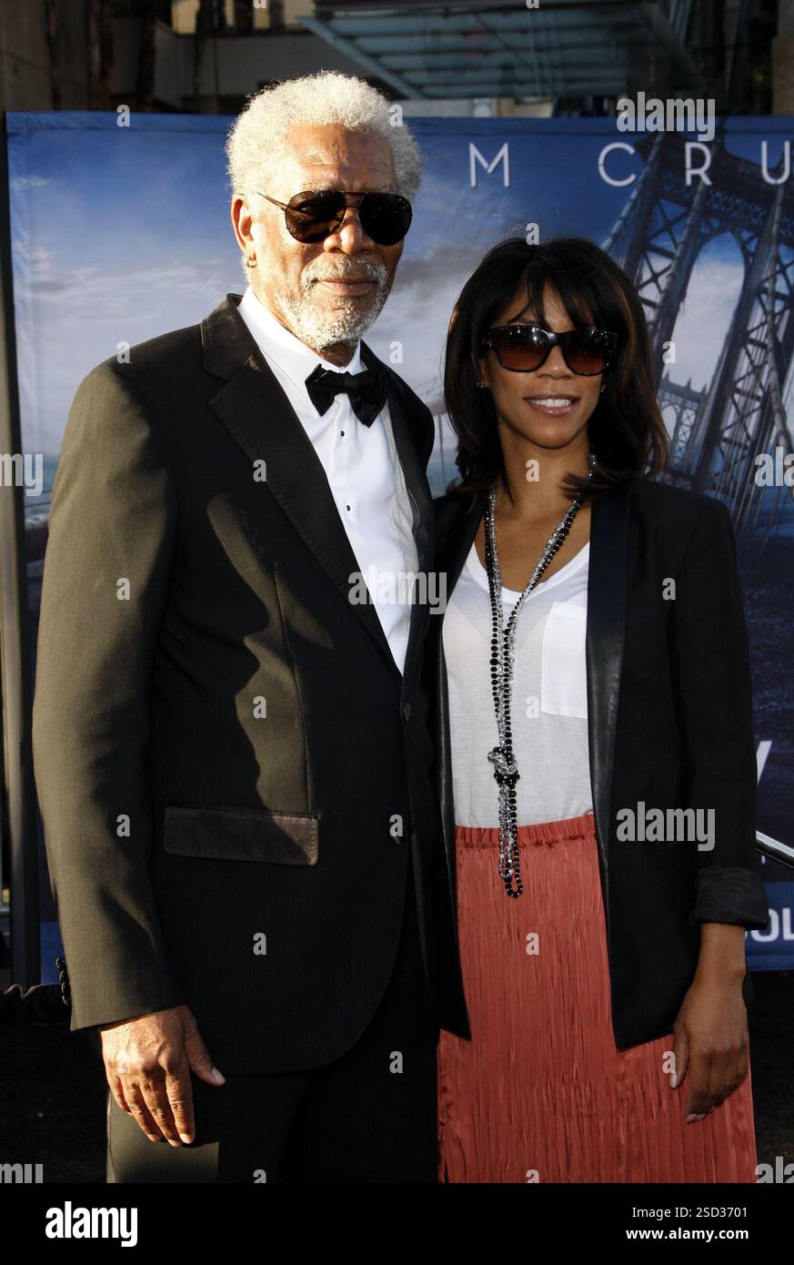 Morgan Freeman at the Los Angeles premiere of 'Oblivion' held at the ...