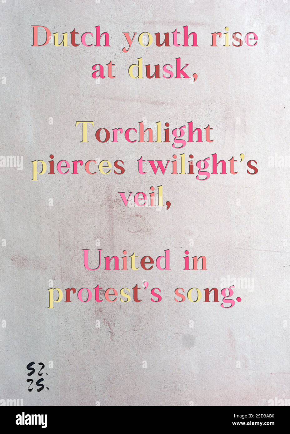 Dutch youth rise at dusk, Torchlight pierces twilight's veil, United in ...