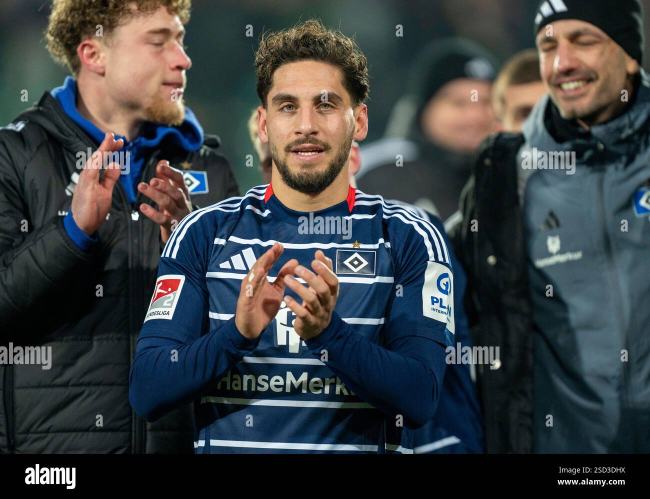 Ludovit Reis (Hamburger SV, #14) SC Preußen Münster - Hamburger SV, 07.02.2025, Fussball, 2 ...