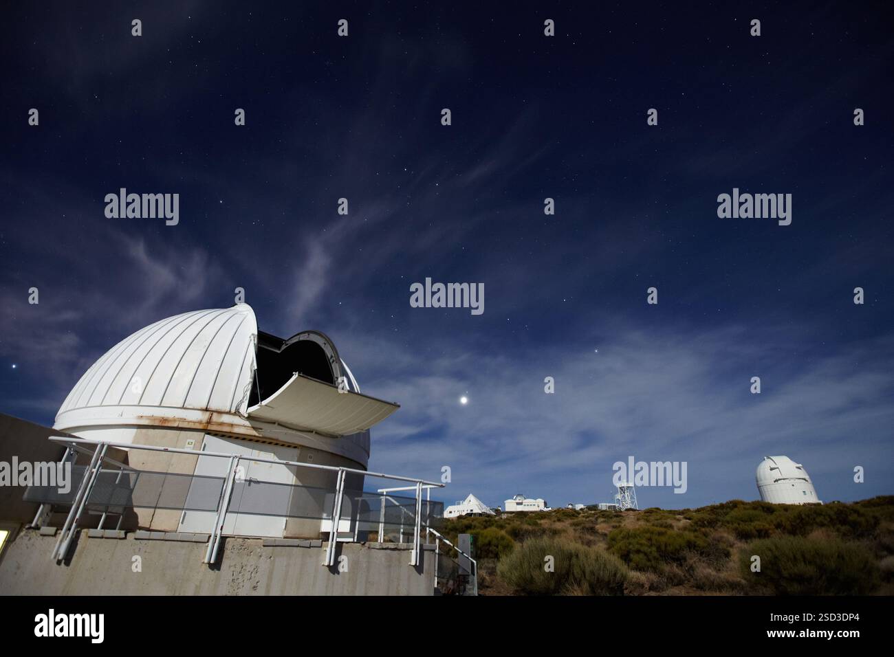 The IAC-80 Telescope, Observatorio del Teide, Tenerife, Canary Islands ...