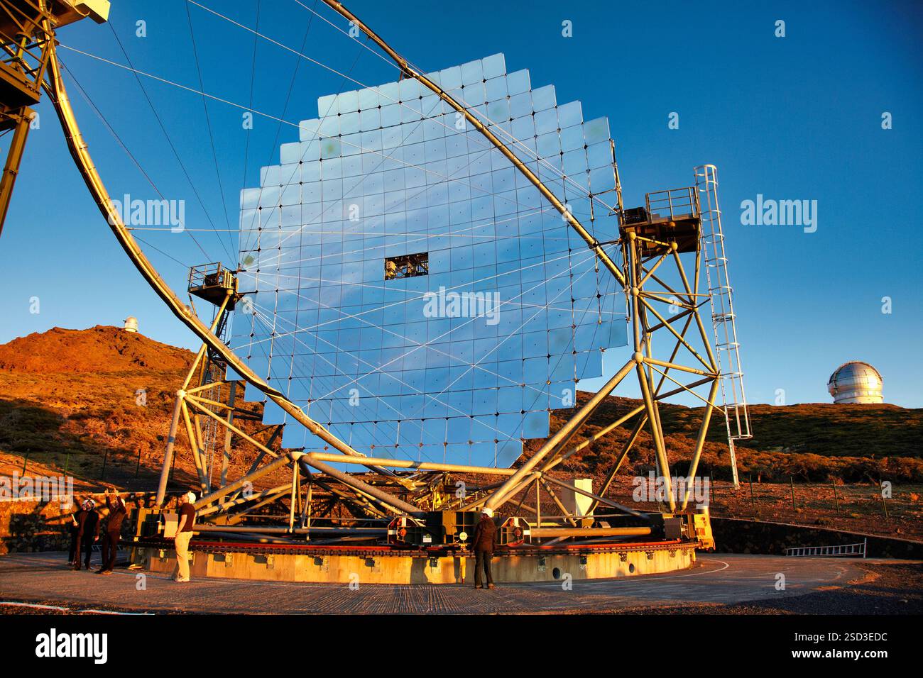 The MAGIC Telescopes, Roque de los Muchachos Observatory, La Palma ...