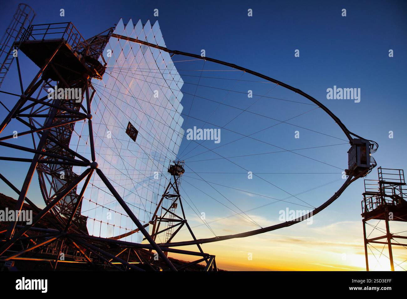 The MAGIC Telescopes, Roque de los Muchachos Observatory, La Palma ...